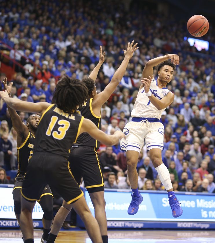 KU Men's Basketball | Devon Dotson doing much more for KU’s offense ...